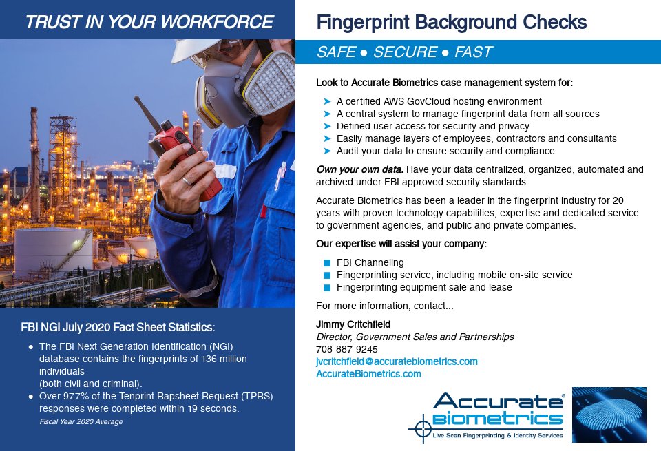Accurate Biometrics - Global Defence Technology | Issue 115 | September ...