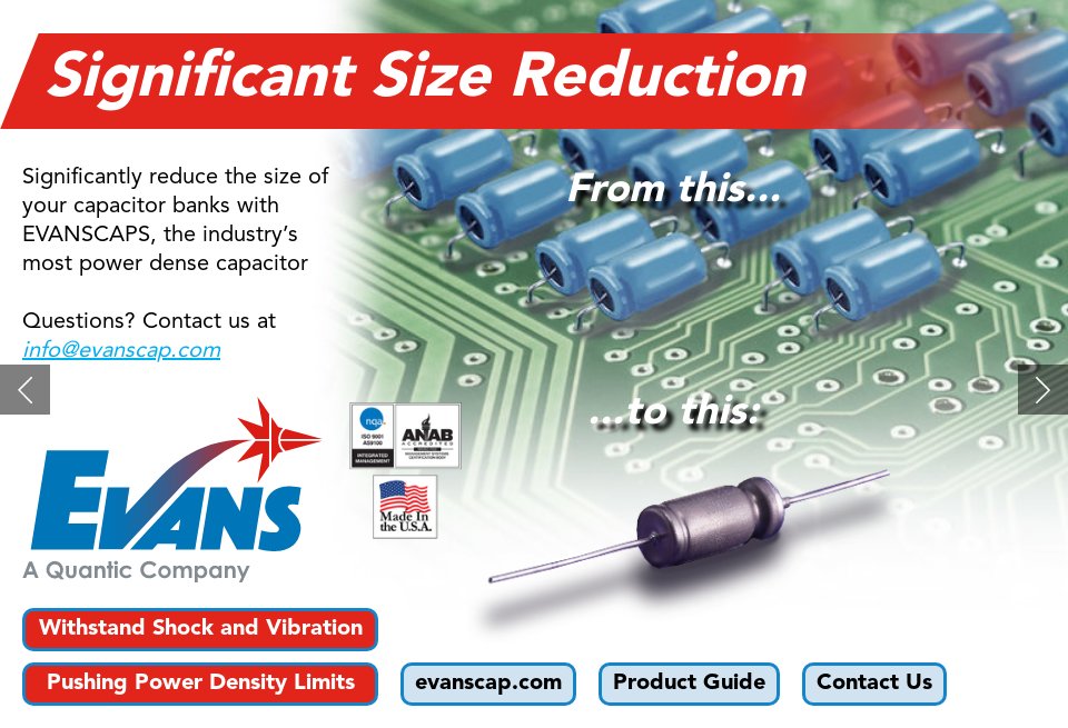 Evans Capacitor - Global Defence Technology | Issue 127 | September 2021