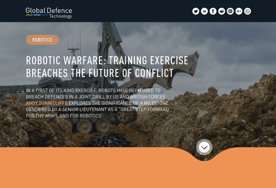 Synthetic environments: the next generation of military training ...