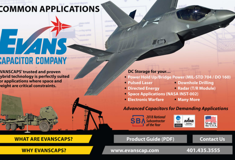 Evans Capacitor - Global Defence Technology | Yearbook 2018