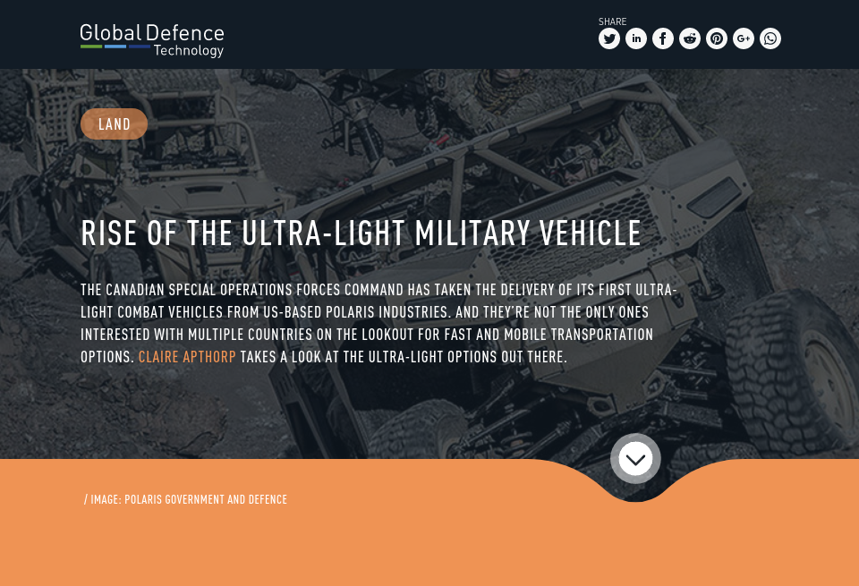 AAR Mobility Systems - Global Defence Technology | Yearbook 2018